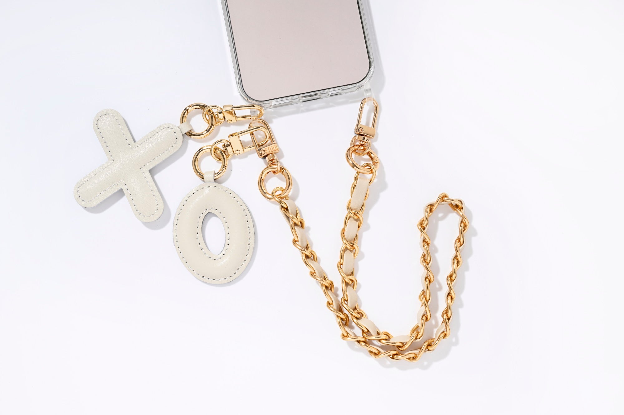 Puffer Letter Charms Creme