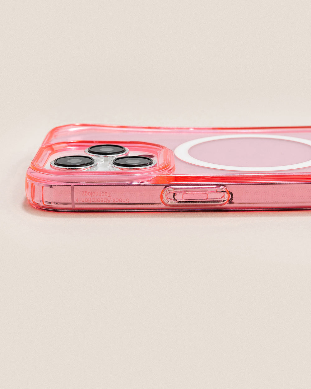 Clear Case Flex Pink MagSafe