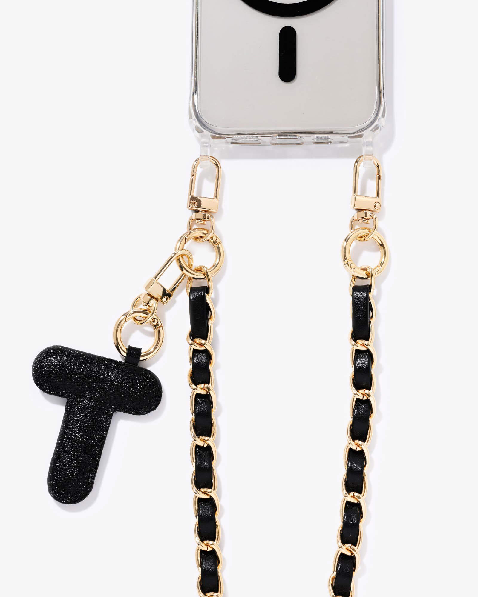 Puffer Letter Charms Black